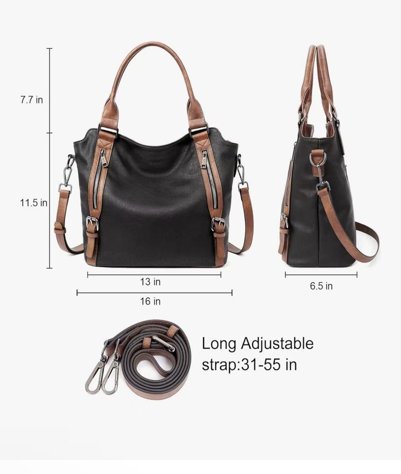 CLUCI Purses for Women, Large Hobo Bags, Multiple Pockets Tote Handbags ...