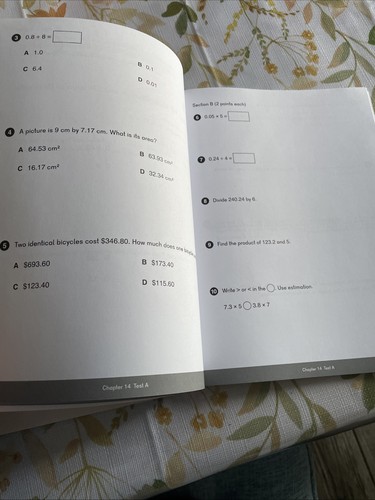 Dimensions Math Home Instructor’s Guide 4A & 4A Textbook And Tests 4B ...
