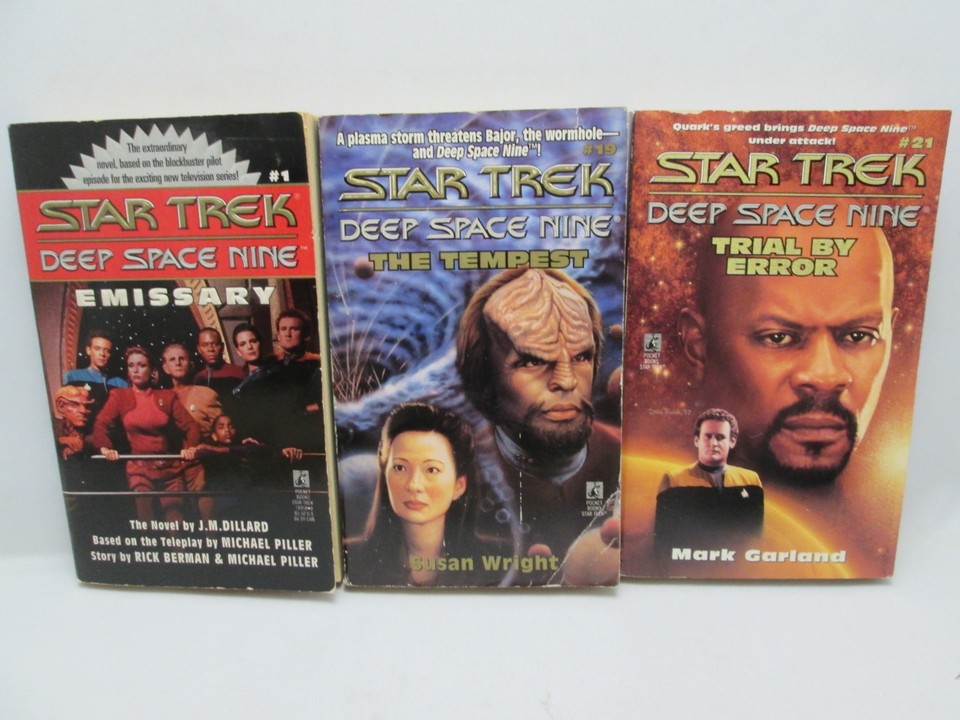 Star Trek Deep Space Nine Book Lot x 8 Rising Son, Unity, Trial by ...