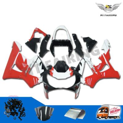 Fit for Honda 2000 2001 White Fairing Erion Racing CBR929RR Injection ...