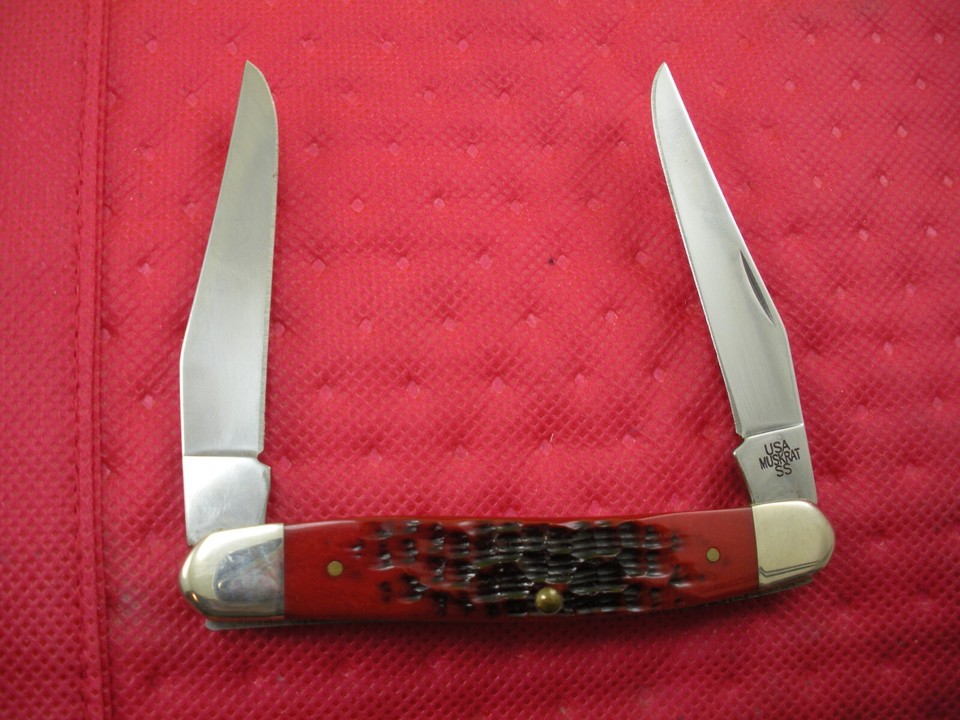 CASE 30 YRS LIMITED EDITION PEARL SHIELD MUSKRAT KNIFE NEVER USED # | eBay