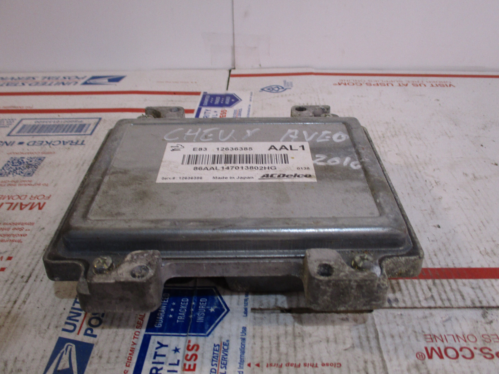 11 Chevrolet Aveo Engine Control Module Unit ECM 12636385 C12 014 for ...