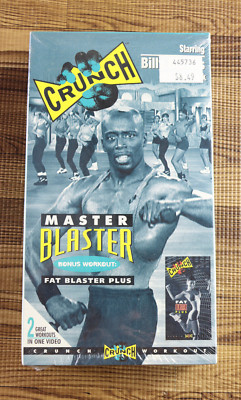 1999 Billy Banks Crunch Master Blaster Plus Fat Blaster Workout VHS ...