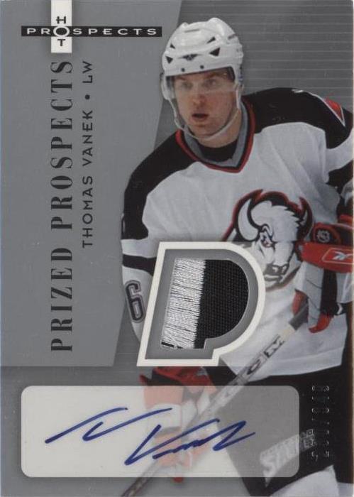 2005-06 Fleer Hot Prospects - Prized Prospects Thomas Vanek #224 /349 ...