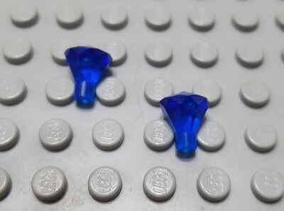 LEGO Lot of 2 Translucent Dark Blue City Minifigure Money Gems Jewels ...