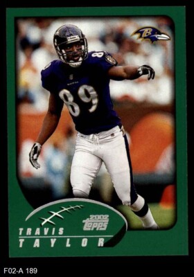 2002 Topps #189 Travis Taylor Ravens Florida 8 - NM/MT | eBay