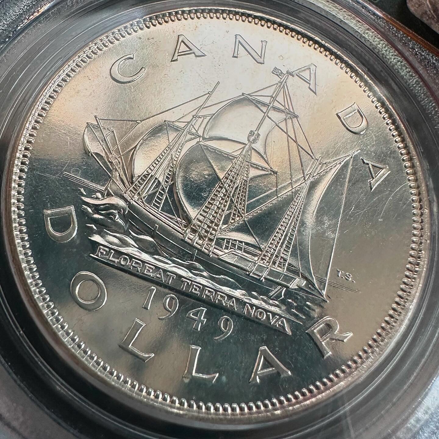 1949 PL-63 Canadian Silver Dollar Coin PCGS | eBay