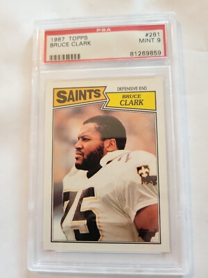 1987 Topps Bruce Clark #281 PSA 9 | eBay