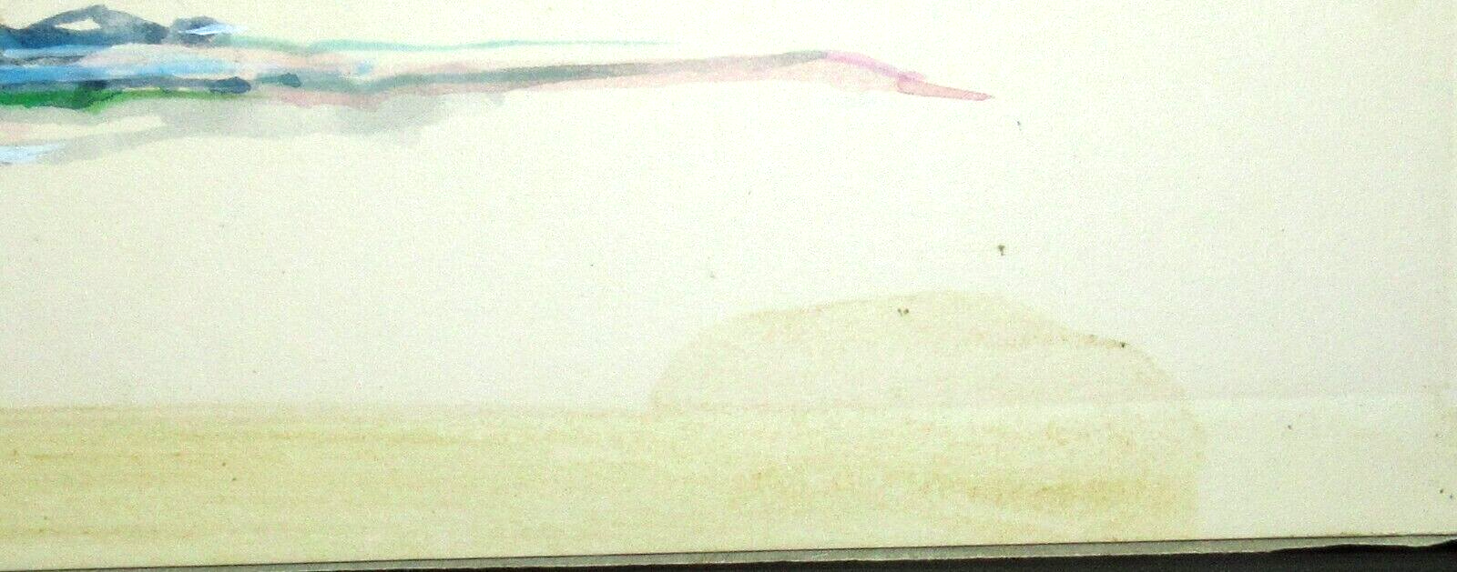 HARRY LINDSTRAND "BARBADOS" WEST INDIES ORIGINAL WATERCOLOR LANDSCAPE ...