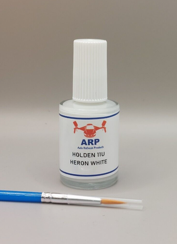 For Holden Code 11U-679F Heron White Touch up Paint + Free Fine Tipped ...