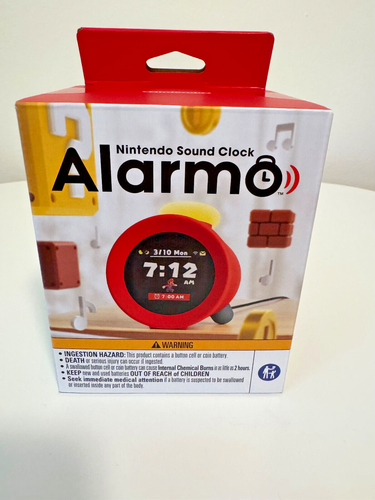 Nintendo Alarmo - Digital Sound Alarm Clock - Brand New In-Box - Ready ...