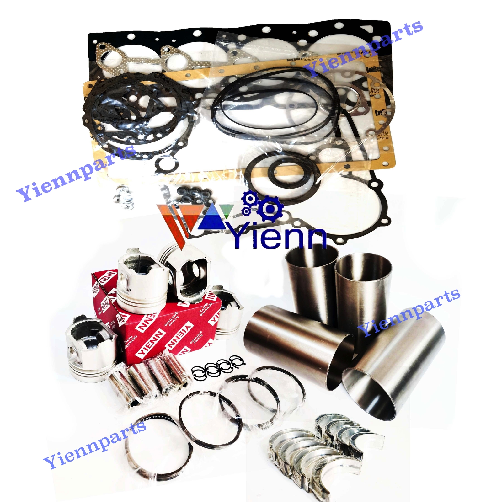4M51 4M51T Overhaul Rebuild Kit For Mitsubishi Engine Piston Ring ...