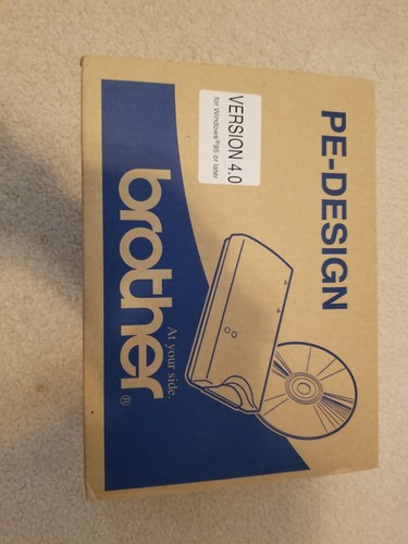 Brother PE-design software version 4.0 NEW Complete w/hardware ...