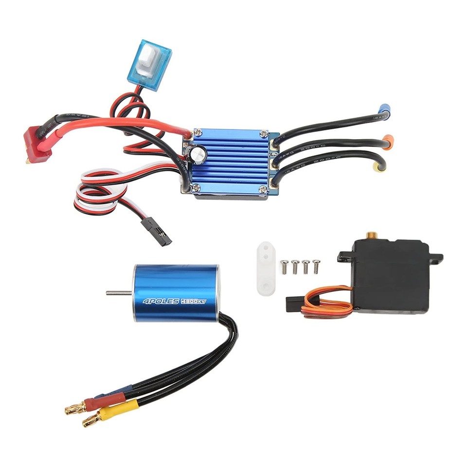 Electric Speed Controller, RC Receiver and Transmitter, Brushless Motor ...