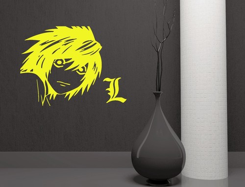 Wall Vinyl Sticker Decal Japanese Cartoon Teen Death Note Anime Manga ...