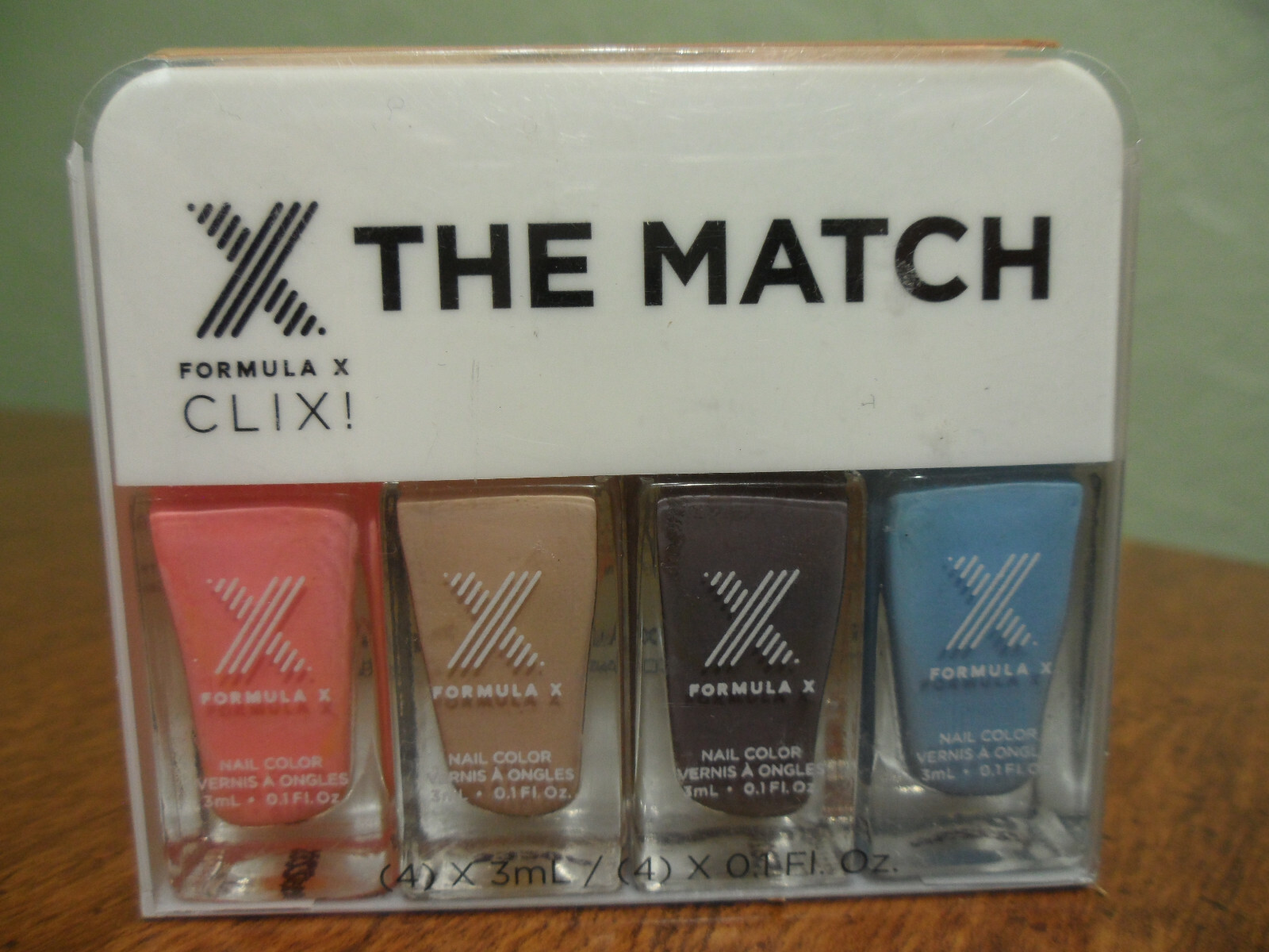 Sephora Formula X Clix! THE MATCH Mini Nail Color Polish 4 Piece Sets ...