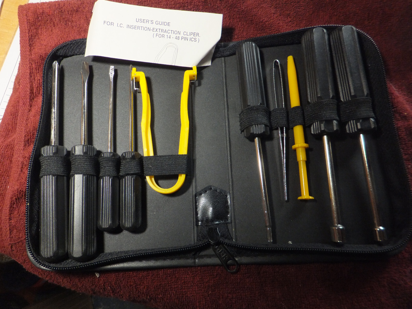 Belkin 10 Piece Electronics / Computer Tool Kit W/Case, IC Install ...