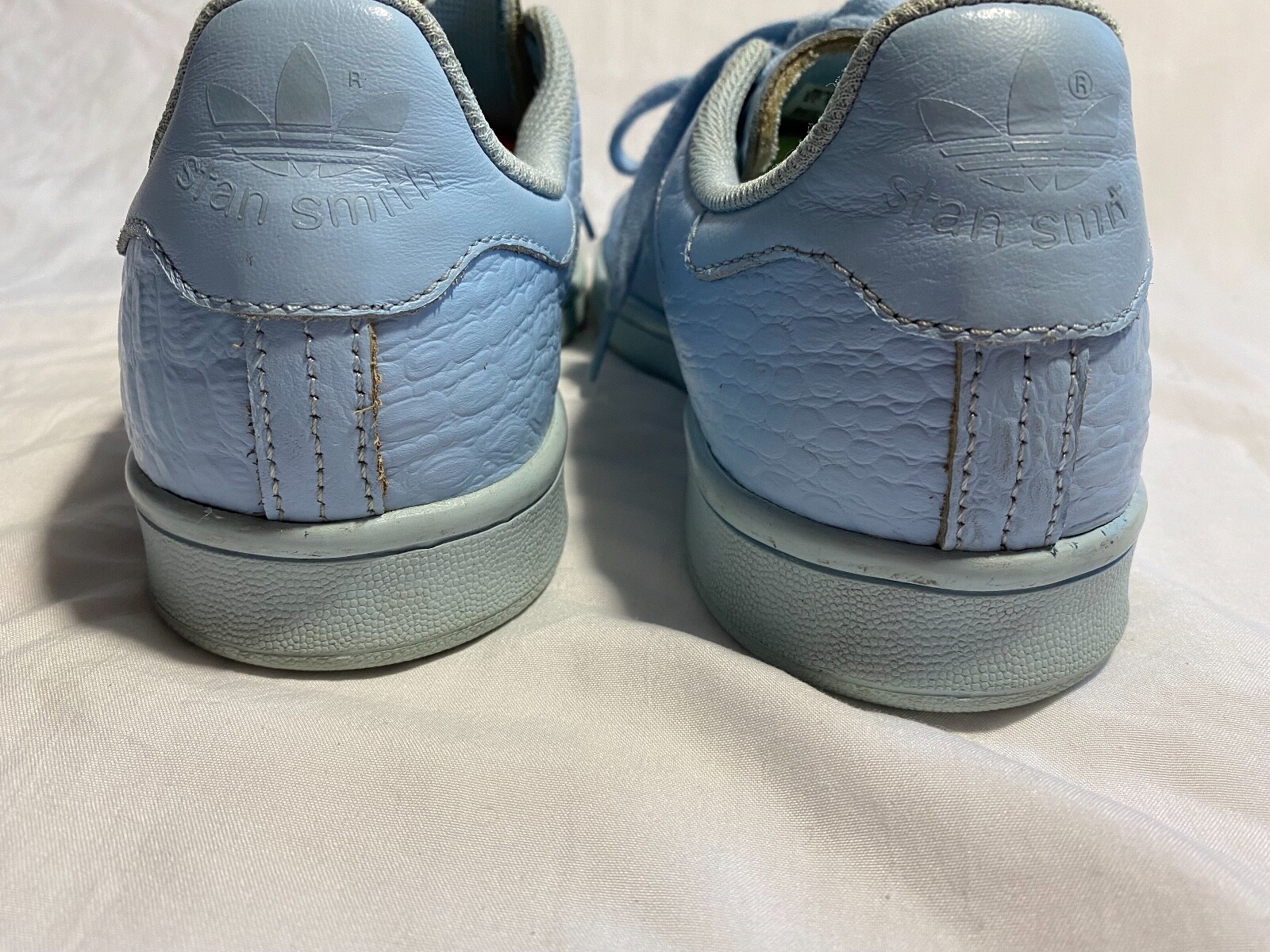 Adidas Stan Smith Light Blue Moc-croc (Men's 8.5) or (Women's 10) | eBay