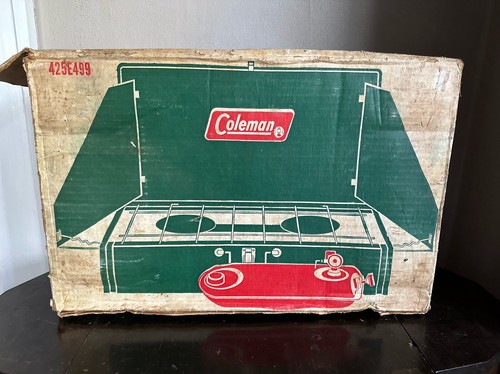 RARE Vintage Coleman Camp Stove Excellent Original Box | eBay