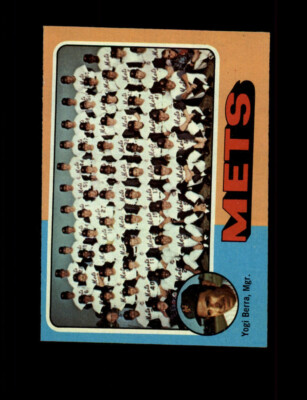 1975 NEW YORK METS TOPPS #421 TEAM CARD *G8126 | eBay