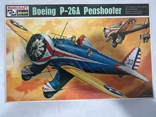 Minicraft Hasegawa Boeing P-26A Peashooter 1:32 Scale Model Airplane ...