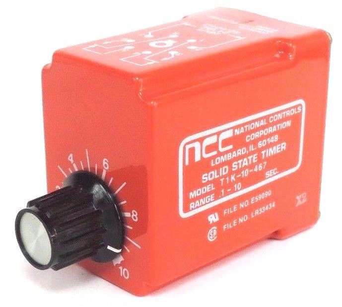 NCC T1K-10-467 SOLID STATE TIMER T1K10467 RANGE: .1-10 | eBay