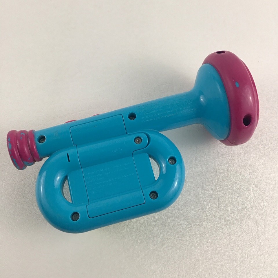 Barney & Friends Play A Tune Trumpet Musical Instrument Toy 2007 Lyons ...