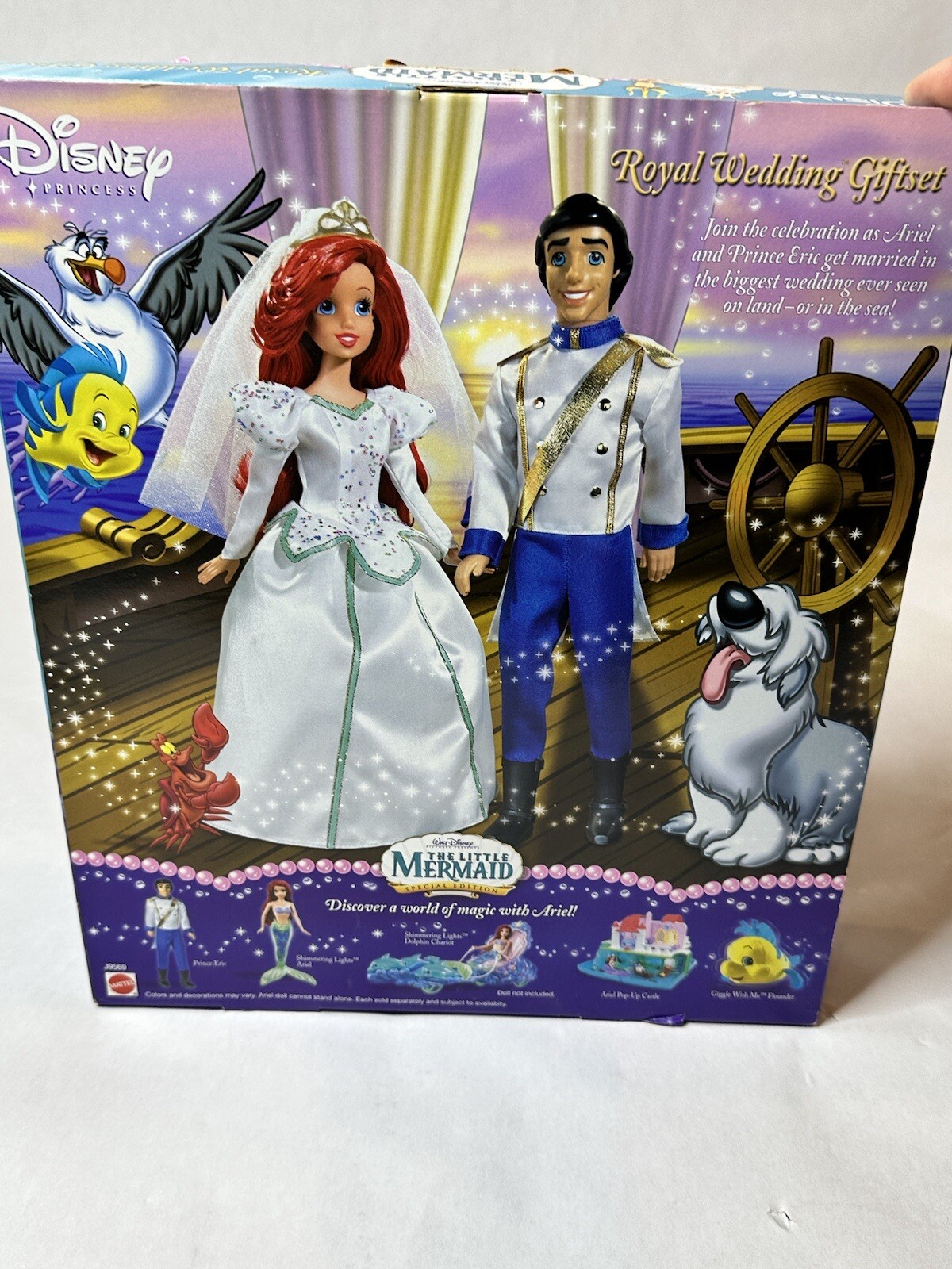 Mattel Disney Princess The Little Mermaid Royal Wedding Gift Set J9569 ...
