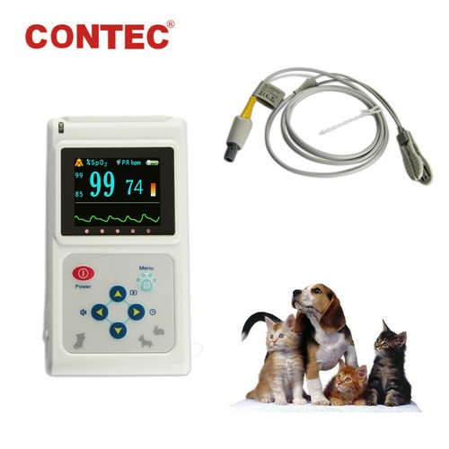 US Seller Veterinary Pulse Oximeter SPO2 PR VET Patient Monitor Tongue ...