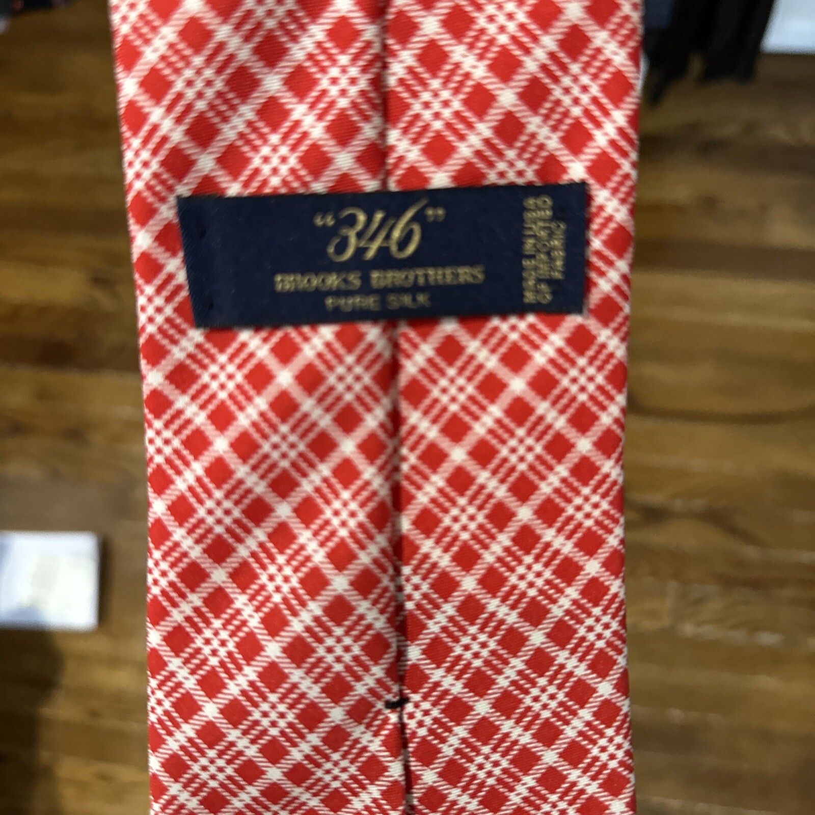 100% Auth NWOT Vintage Brooks Brothers Stain Resistant Silk Necktie tie ...