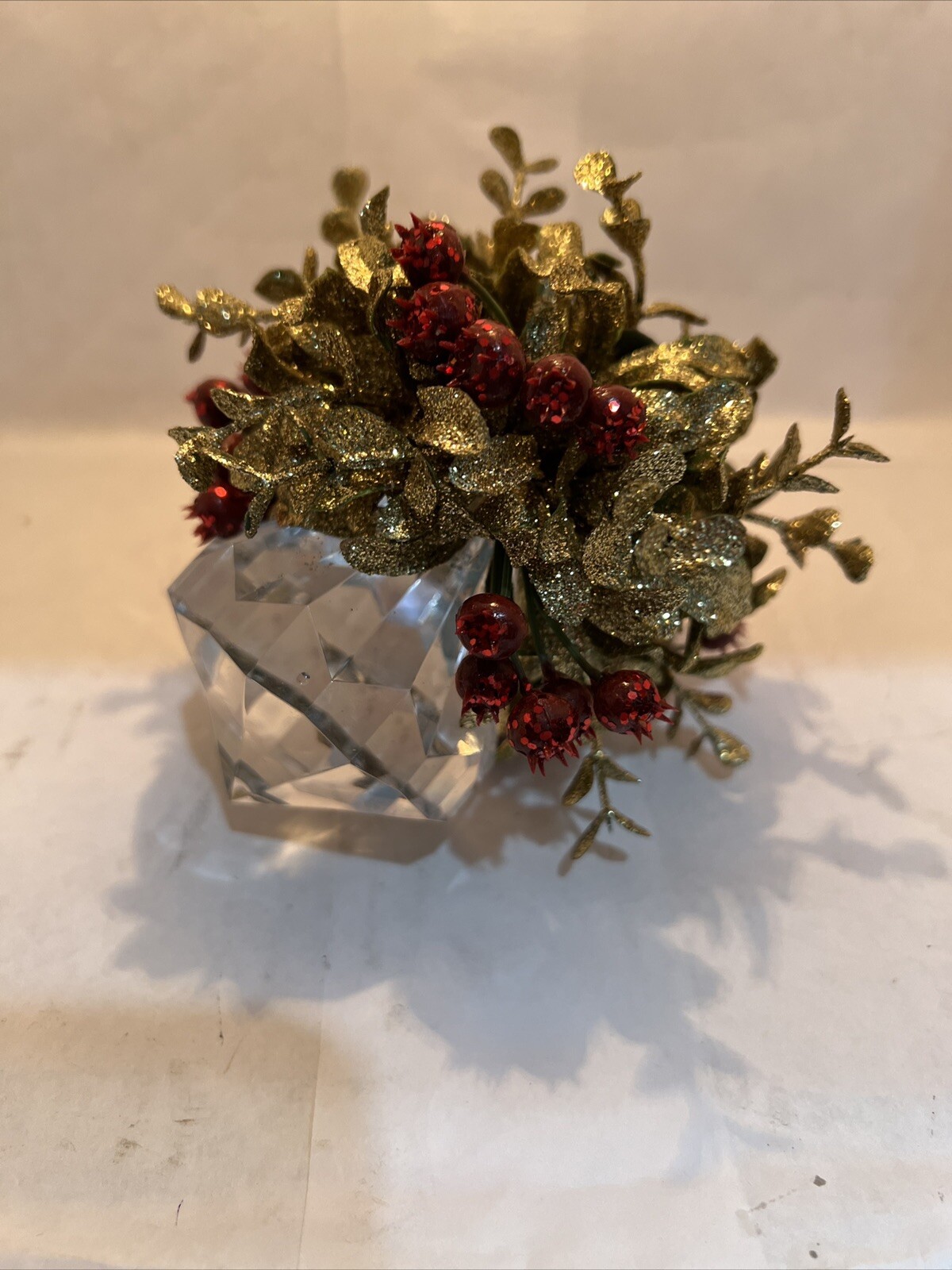 Ganz Kissing Krystal Mini Mistletoe Cardinal Jewel Ornament Crystal and ...