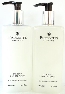 PECKSNIFF'S England GARDENIA & WHITE PEACH Moisturising Hand Wash, NEW ...