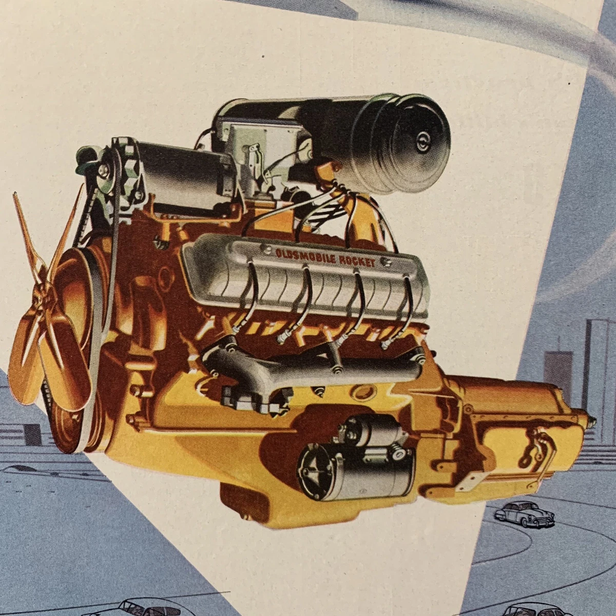 1950 Oldsmobile Engine