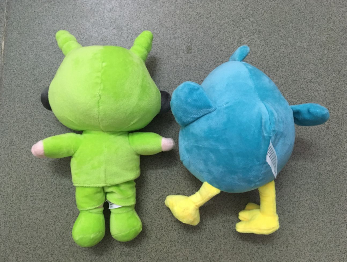 2pcs Pocoyo Plush Toys Nina & Sleepy Bird Plushies Stuffed Animal Doll ...
