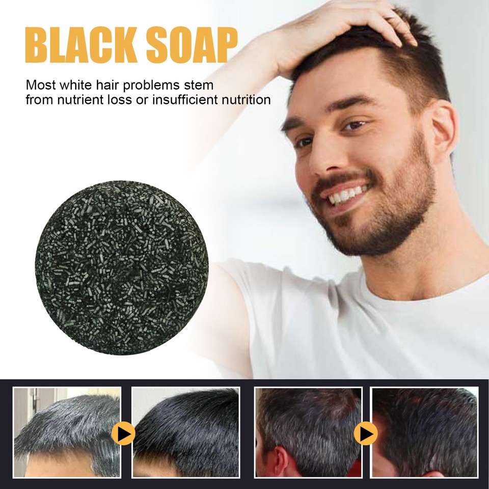 Polygonum Multiflorum Hair Growth Shampoo Soap Cover Grey Coverage ...