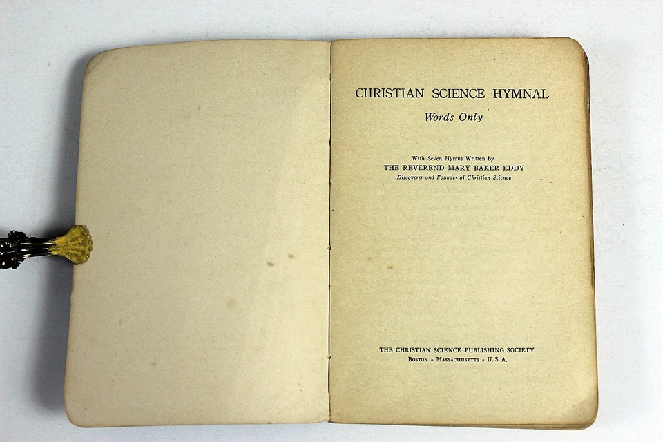 Christian Science Hymnal Words Only Reverend Mary Baker Eddy 1932 ...