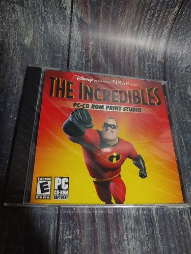 The Incredibles PC-CD ROM Print Studio Disney Pixar (Win 98/Me/XP ...