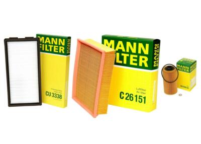 Mann Oil Air Paper Cabin Filter Service Kit for BMW E32 E34 5 & 7 ...