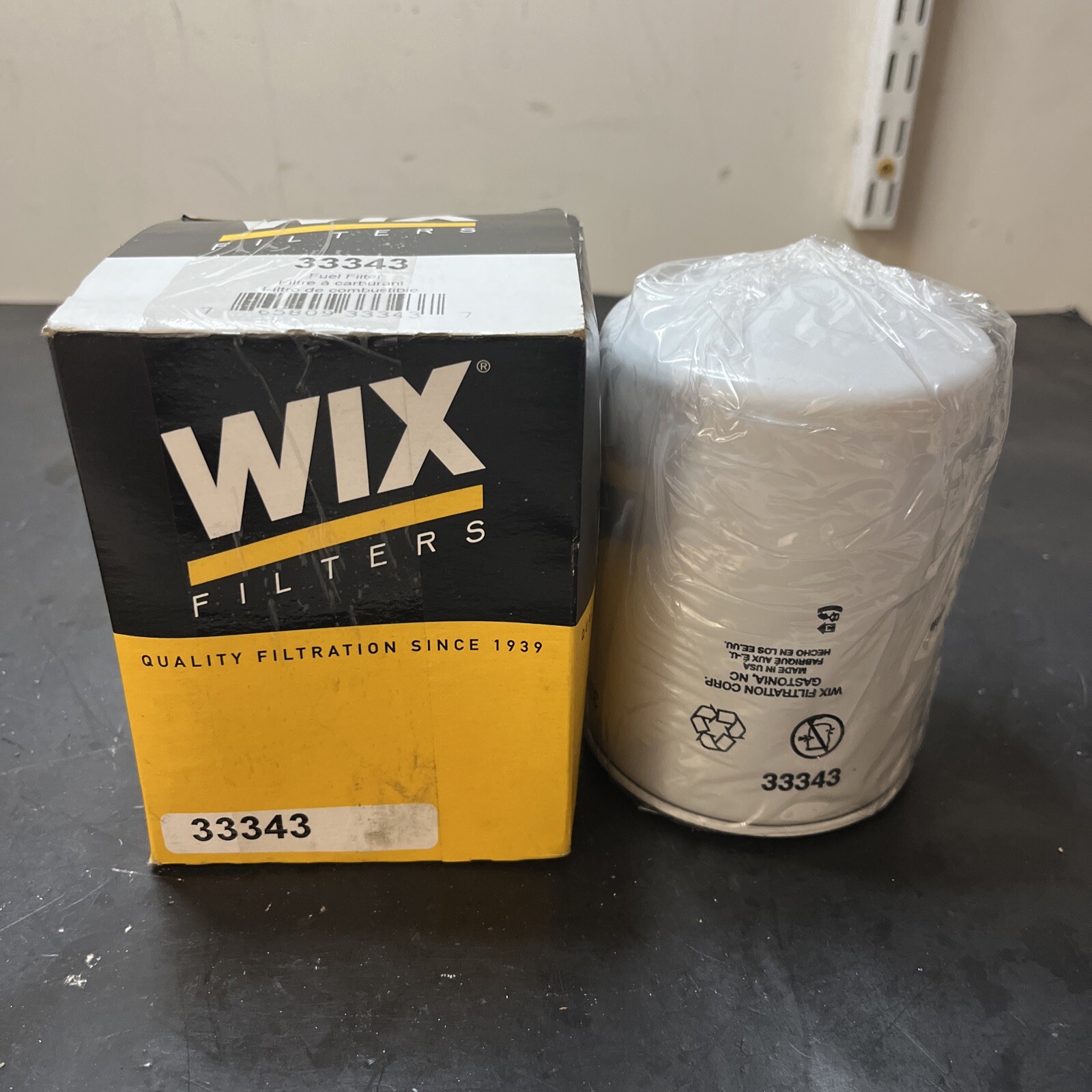 WIX 33343 - Fuel filter cross reference
