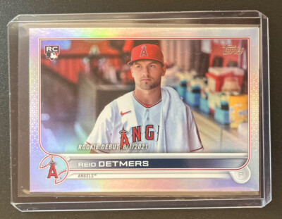 2022 TOPPS UPDATE RAINBOW FOIL REID DETMERS RC LOS ANGELES ANGELS #US62 ...