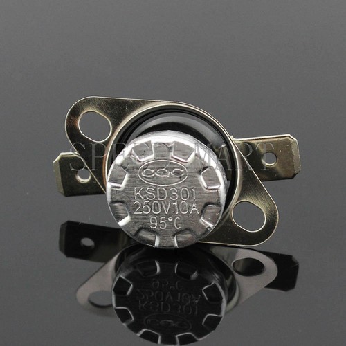 5 x Temperature Switch Control Sensor Thermal Thermostat 95°C N.O ...