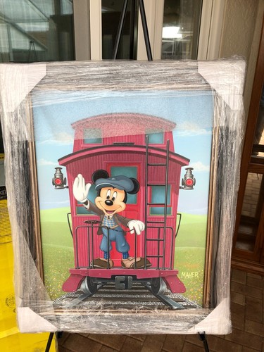Alex Maher | Heading West | Framed Giclee - Disneyland Railroad | eBay