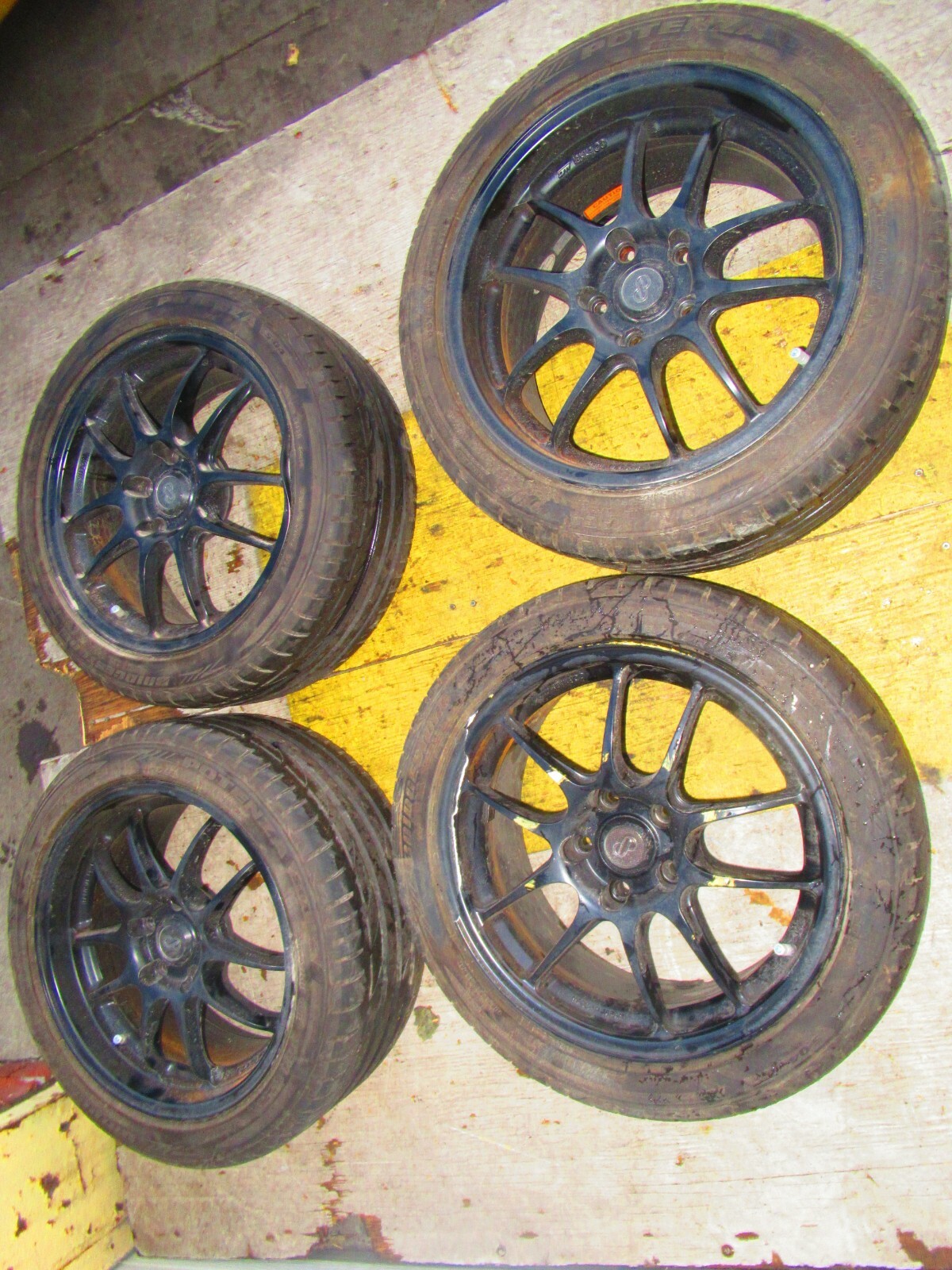 Enkei PF01 wheels 17x8J +50 17X9J +60 5x114.3, 225/45/17 / 255/40/17 ...