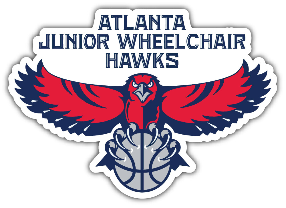 Atlanta Hawks NBA Basketball Car Bumper Sticker Decal "SIZES" ID:5 | eBay