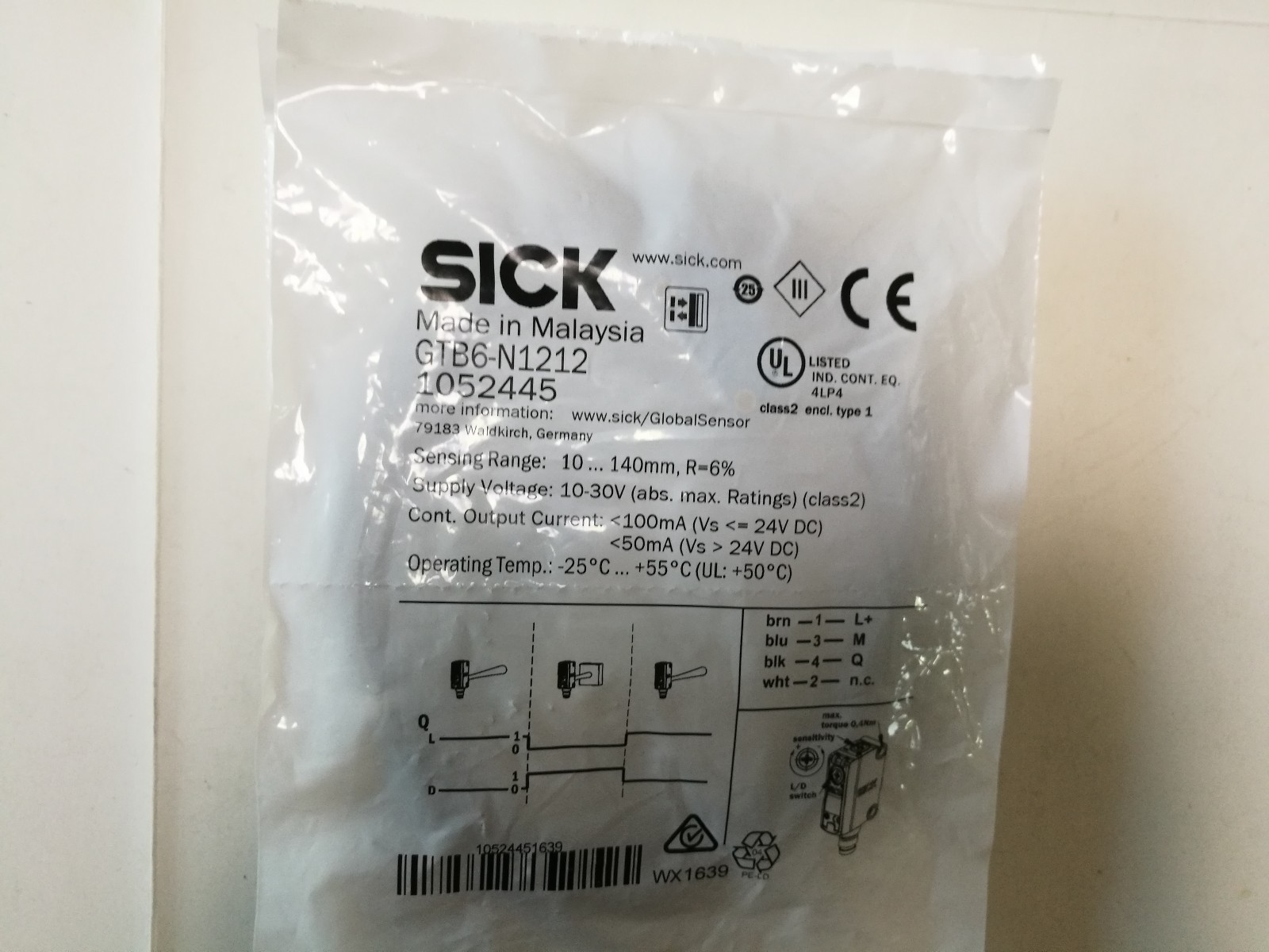 1PCS SICK GTB6-N1212 1052445 Photoelectric switch sensor | eBay