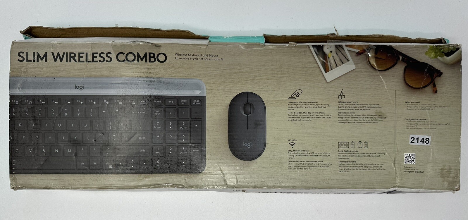 Logitech Slim Wireless just Keyboard without Mouse | eBay