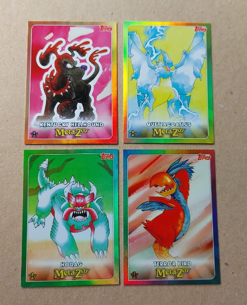 2021 Topps METAZOO SERIES 0 Foil Lot-Hodag, Kentucky Hellhound ...