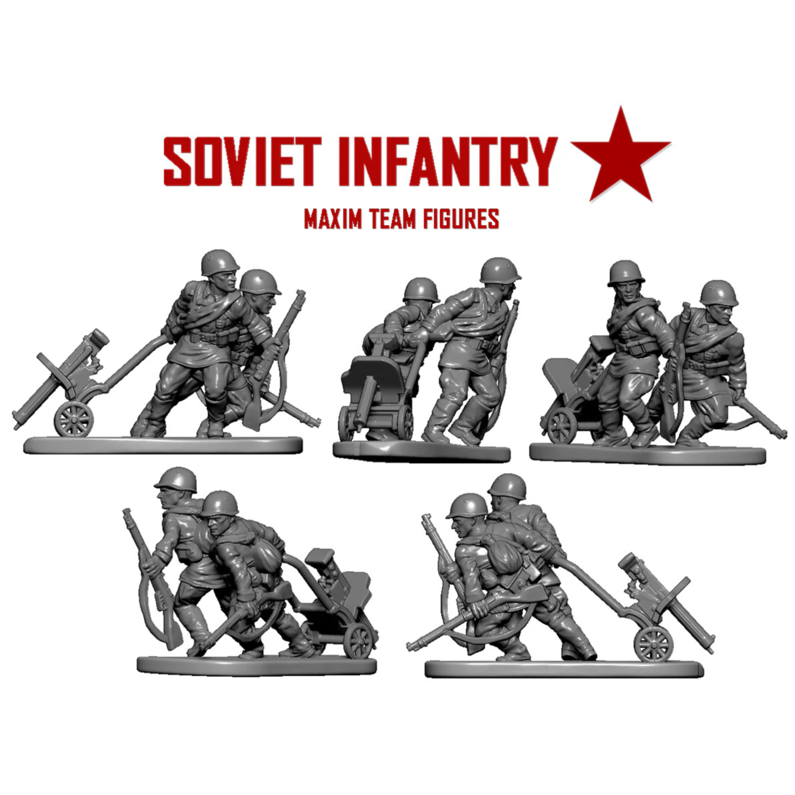 Victrix Games Soviet Infantry and Heavy Weapons WW2 Miniatures | eBay