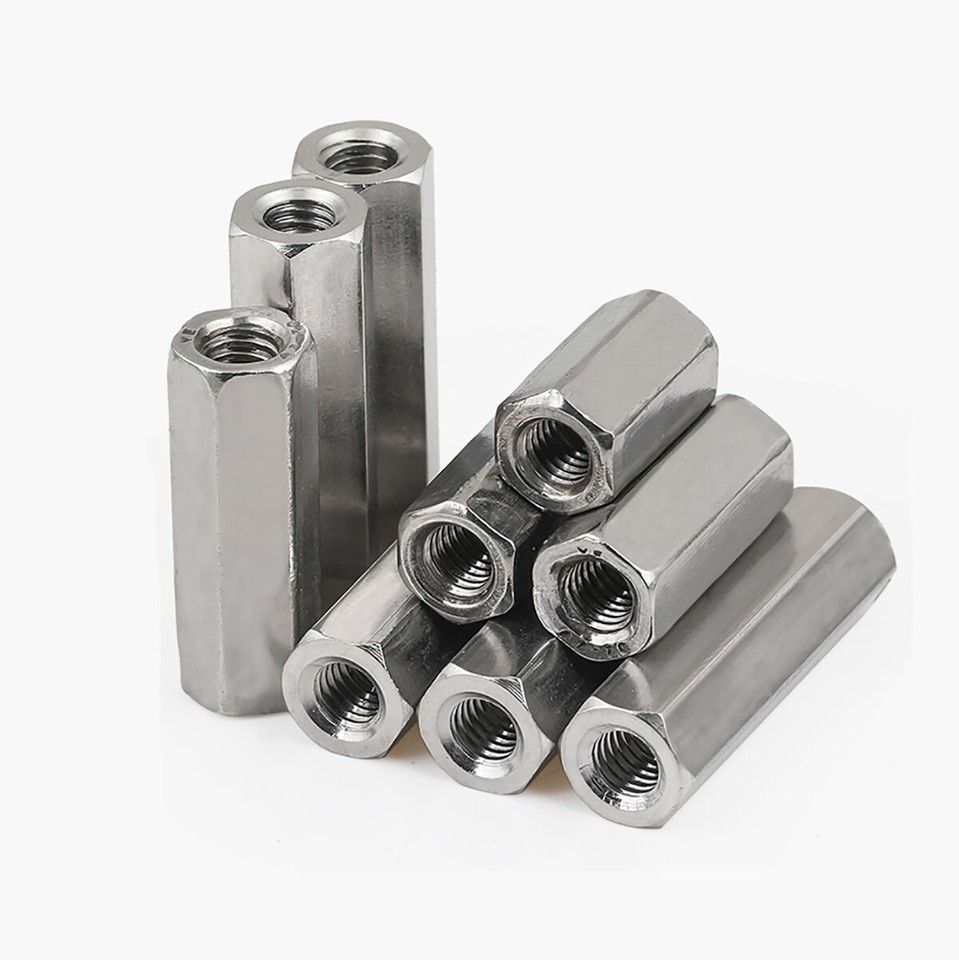 Links- und Rechtsgewinde Sechskant Langmutter Gewindemuffen ...