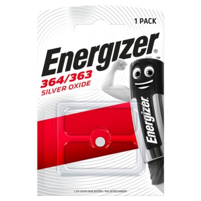 Energizer 364 363 Watch Battery 1.55V Silver Oxide - SR621W SR621SW ...